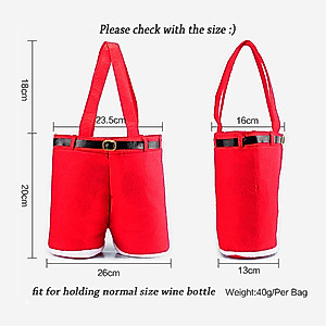 MSQ Christmas Decorations Table Decorations 8pcs Christmas Knife and Fork Covers Red Christmas Caps Cutlery Holder Santa Hat Xmas Party Dinner Novelty Decorations Best for Thanksgiving Day/Christmas