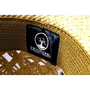 Sonoma (Medium) - Deadwood Trading | Natural Raffia Straw Cowboy Hats for Men & Women | Hit The Beach in Cowboy Style