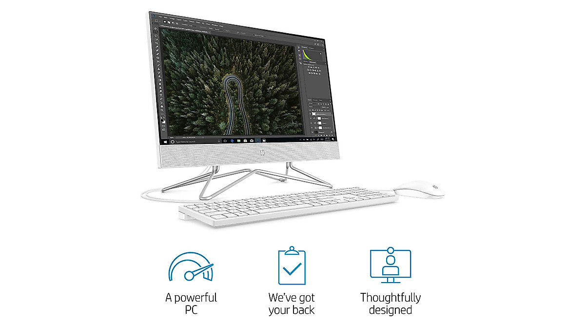 HP 22-inch All-in-One Desktop | 16GB RAM, 256GB SSD