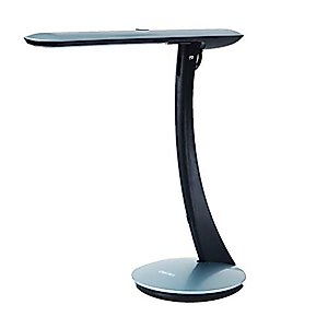 Led Light LED Desk Lamp Table Light Power Switch Button No Video No Blue Light Folding Non Slip Base Eye Caring Desk Lamp Kids (Color : Blue)
