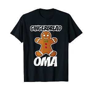 Gingerbread Oma Christmas Stocking Stuffer T-Shirt