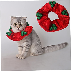 ABOOFAN 3pcs Post Operative Dog Collar Cat After Surgery Collar Bite Lick Collar Pet Lampshade Collar Dog Christmas Collar Kitten Collars Cat Collars Cat Circle Adjustable