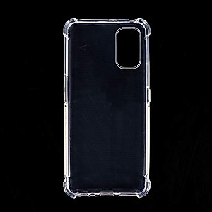 Shantime Oppo Realme 7 Pro Case, Scratch Resistant Soft TPU Back Cover Shockproof Silicone Gel Rubber Bumper Anti-Fingerprints Full-Body Protective Case Cover for Oppo Realme 7 Pro (Transparent)