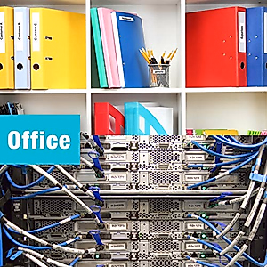 P Touch Label Maker Tape Compatible for Brother P-Touch PTD210 PTD200 PTH100 PTH110 PTD400VP PTD600 Label Maker Tape (12mm, Black on White (2 Pack))