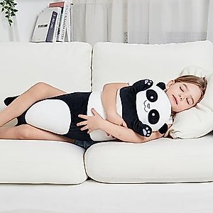 Xheimi 35.4" Cute Giant Panda Bear Plush Soft Hugging Body Pillow,Large Panda Stuffed Animals Toy Doll for Kids Birthday,Valentine,Christmas
