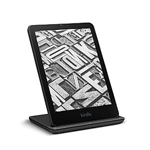All New, Made for Amazon, Wireless Charging Dock for Kindle Paperwhite Signature Editions (2022 & 2024 Releases) and Kindle Colorsoft Signature Edition (2024 Release)