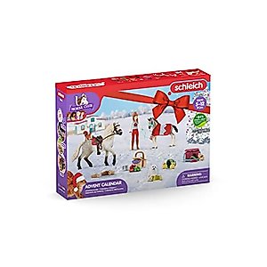 Schleich Horse Club 24- Piece for Girls and Boys Ages 5+, Horse Club Advent Calendar 2022