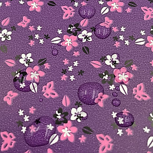 Yifely Purple Decorative PVC Shelf Paper Drawer Liner Self-Adhesive Shelved Dresser Cabinet Decor 17.7 Inch by 9.8 Feet