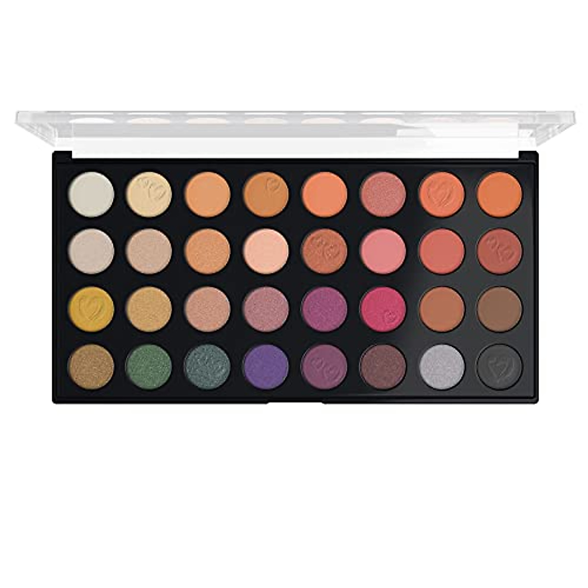 wet n wild Artistry Eyeshadow Makeup Palette Wild Heart, 32-Piece Makeup Set, Highly-Pigmented Matte, Shimmer, Metallic Finishes, Long Lasting, Blendable, Make Up Eye Shadows Cosmetics