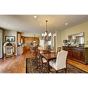 Great American Distributors -Batumi Black Traditional/Transitional Area Rug 5'3" X 7'6"