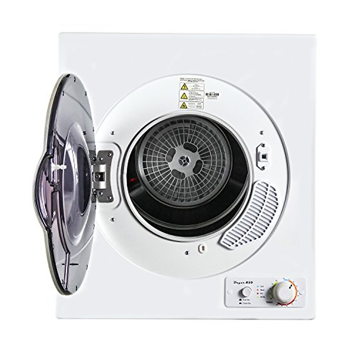 Equator 3.5 cu.ft. 110 V Front Load Compact Short Auto/Time Dryer in White