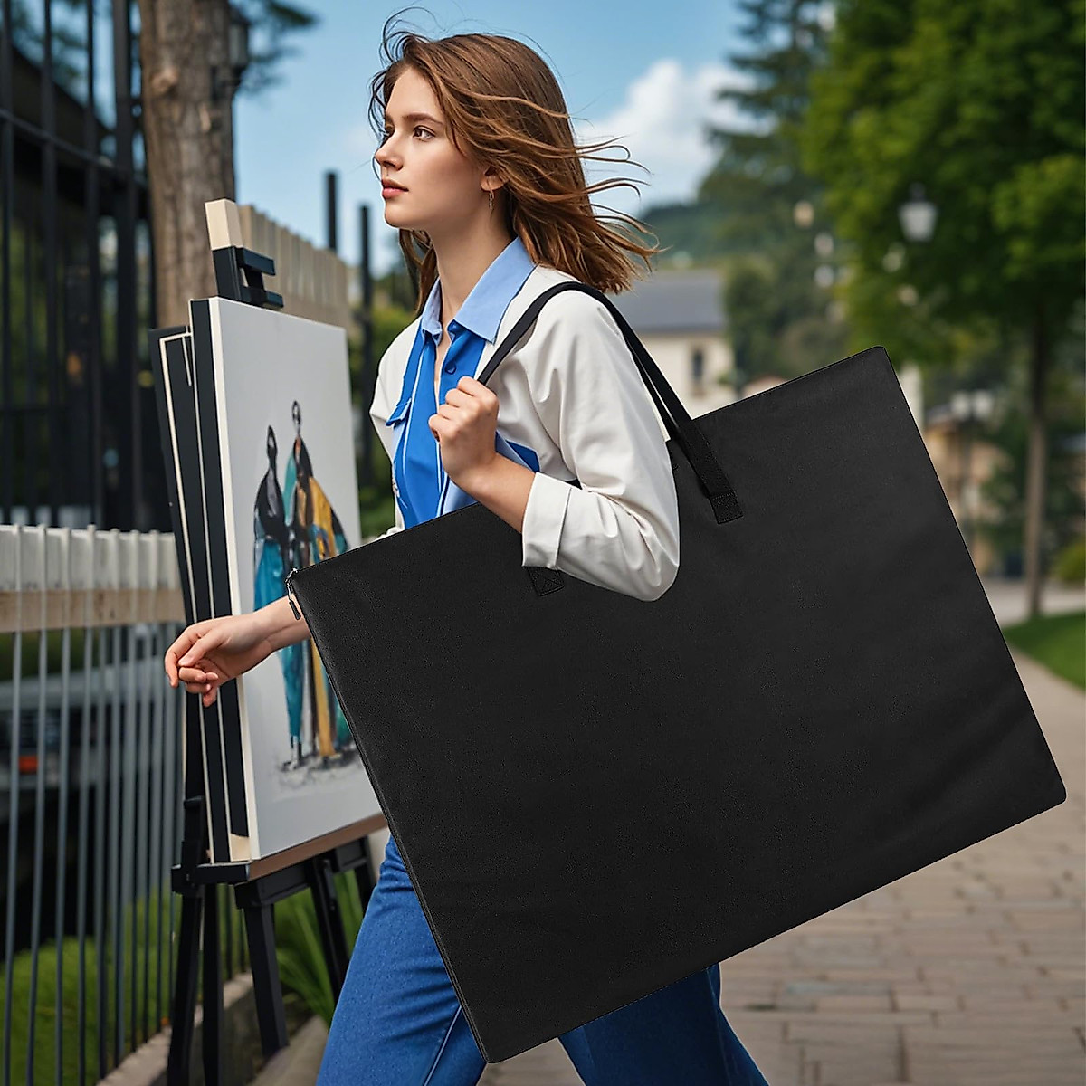 ZKOO Large Size Art Portfolio (BLUE-2X)