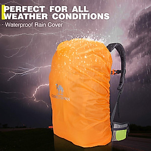 CAMEL CROWN 40L Waterproof Travel Hiking Backpack Lightweight Daypack Handy Camping Outdoor Backpack