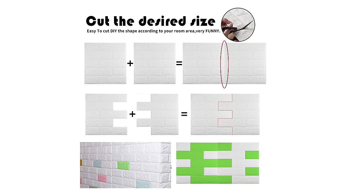 Sodeno 3D Wall Panels - Easy Peel and Stick Decor