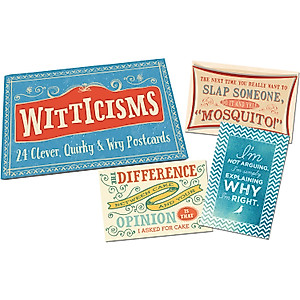 Studio Oh! Snail Mail Quirky and Wry Witticisms Postcard Booklet