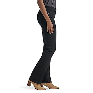 Lee Women's Legendary Mid Rise Bootcut Jean Black 12