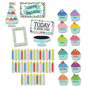 Creative Teaching Press Color Pop Birthday Mini Bulletin Board, CTP 8698