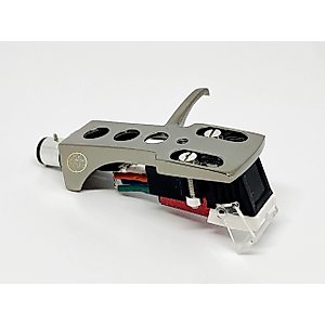 Cartridge and Stylus, needle and titanium Headshell with mounting bolts for Technics SL-1200, SL-1210, SL-1600, SL-1610, SL-1700, SL-235, SL-23A, SL-B2, SL-B202, SL-B205, SL-B3