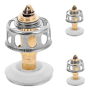 Gadpiparty 3pcs Filter Bath Tub Stoppers Drain Bathtub Sink Drain Bathtub Strainer Practical Sink Bathroom Drain Corbels Basin Sink Waste Pop-up Silver
