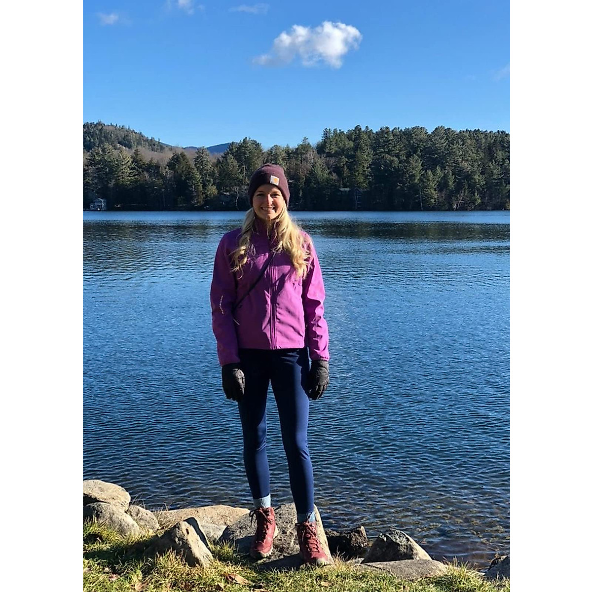 BALEAF Women's Cycling Jacket Windproof Thermal Winter Running Cold Weather Gear Waterproof Softshell Warm Black Size L