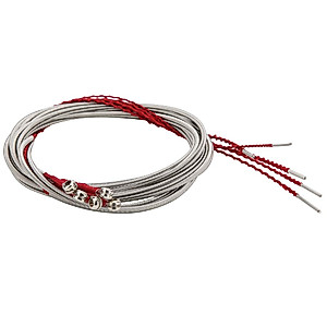 5Pcs Bass String, Steel Bass Strings Set Bass Parts Musical Instrument Accessories for Guitar Beginner Electric guitar accessories