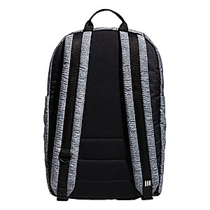 adidas League Three Stripe 2 Backpack, Jersey Onix Grey/Black, One Size