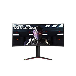 LG 34GN850-B 34-Inch Ultragear Curved QHD 3440x1440 IPS 144Hz HDR G-SYNC Compatible Gaming Monitor with Gaming-Focused Features (Renewed)