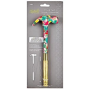 Hobby Lobby Pink Floral Hammer & Screwdrivers