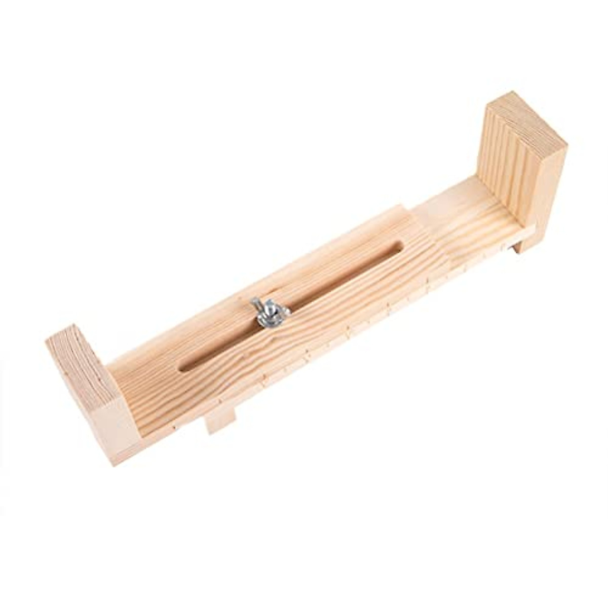 YAMSLAM Wooden Jig Bracelet Maker Wristband Maker Kit with 2 Clips Wood Bracelet Jig U Shape Clear Scale Bracelet Jig Kit DIY Hand Knitting Bracelet Jig for Bracelets Necklaces Car Hangings