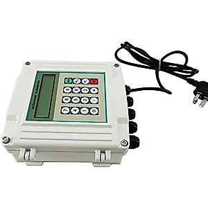 HFBTE TUF-2000SW+TM-1 Ultrasonic Liquid Flow Meter Flowmeter Wall Mounted Type DN50-700mm 1.97-27.56in Clamp-on TM-1 Transducer with Cast Aluminum Shell Design