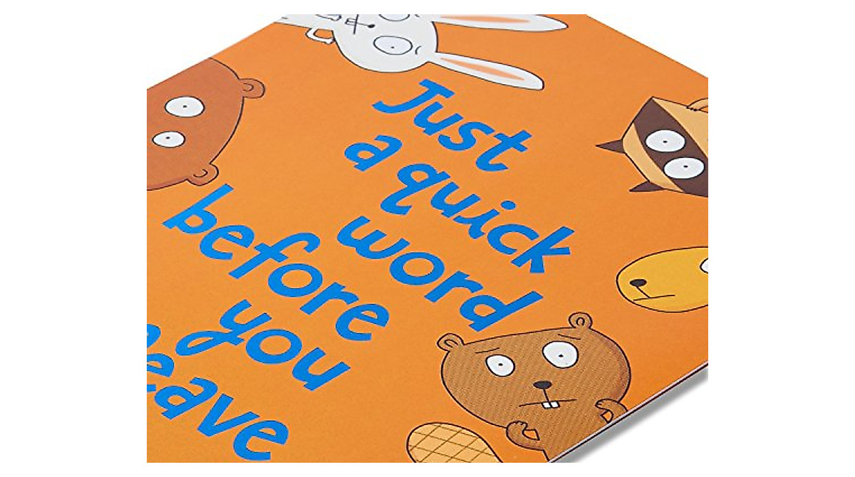 Funny Goodbye Card Don't Leave by American Greetings