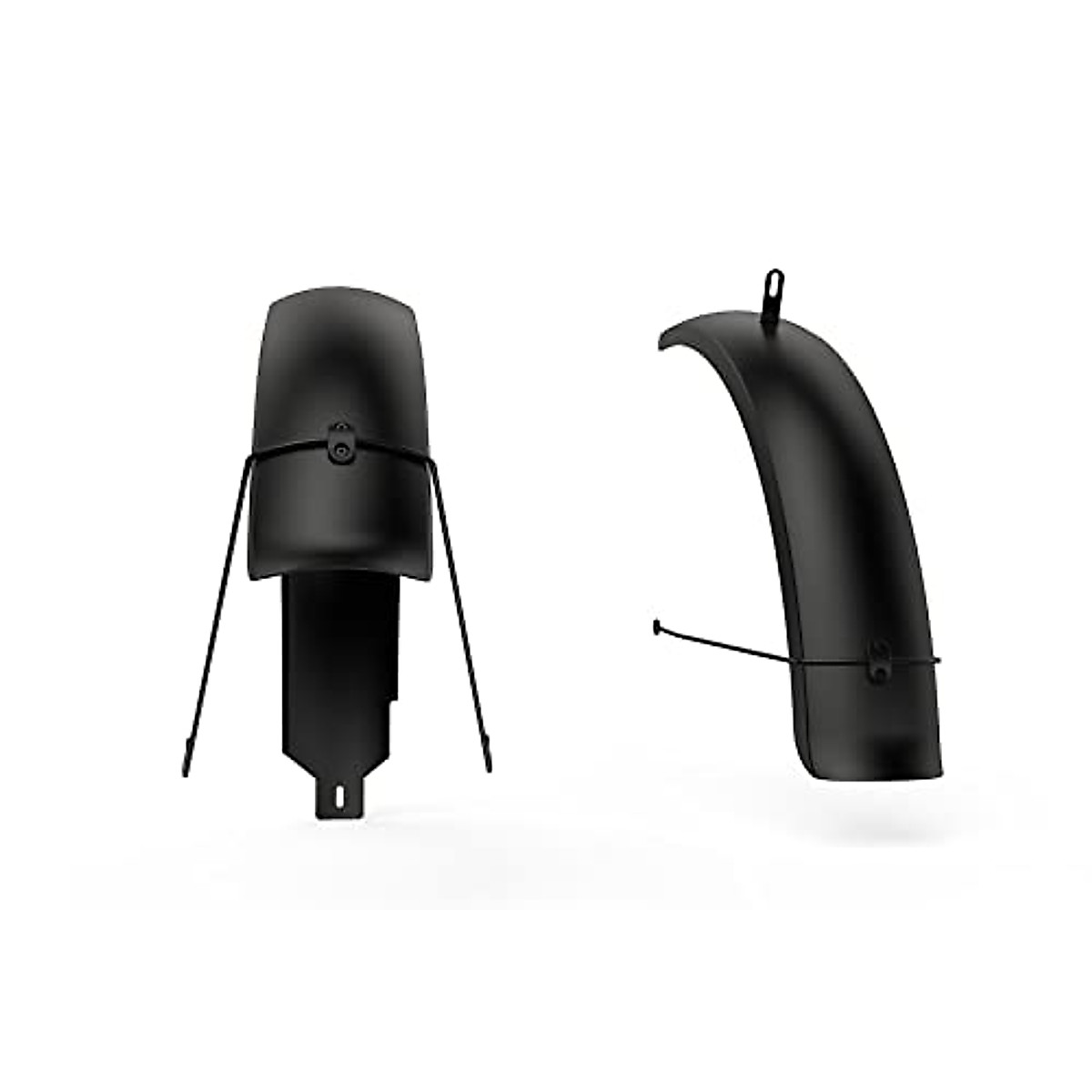 TST Electric Bike Mud Guard Hardcore Bike Front and Rear Fender Set Compalicateble for 26" x 4.0/27.5" x 2.25 Bicycle Fenders Black