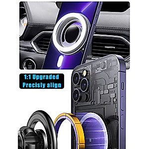 VE VE POWER Car Phone Holder, Air Vent Phone Holder, Car Mount for Mazda CX5 2017-2023, Magsafe Magnetic Navigation Stand Fit for iPhone 14 13 12 Pro Max Plus Mini, MagSafe Case, All Phones