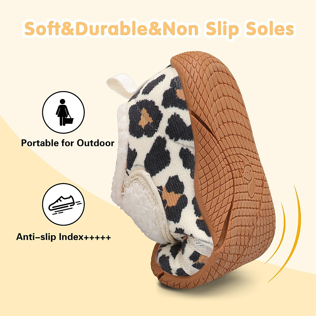 Centipede Demon Toddler Slippers for Boys Girls Fuzzy Unisex Toddlers House Shoes Warm Indoor Home Shoes Cozy Winter Slipper Sneakers Wool Rubber Sole Outdoor Walking Shoes 6.5-7 Toddler