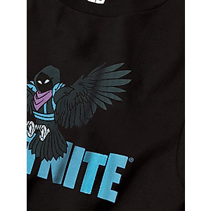 Fortnite Boys' Wings of Fortnight T-Shirt, Black, Medium