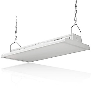 Konlite - 4 FT Linear LED Shop Lights, 225W, 30,626LM Bay Ceiling Shop Light for Commercial & Industrial Use, Non-Maintenance Shop Lights for Workshop, Garage Light, 5000K Daylight, Dimmable 1-10V