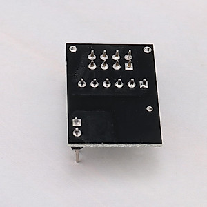 Black Socket Adapter Board for 8PIN NRF24L01 Wireless Module Pack of 5