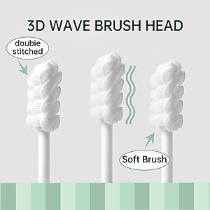 Baby Oral Cleaner Tongue Cleaner Newborn Tongue Cleaner 0-3 Months Baby Tongue Cleaner Baby Tongue Brush Infant Mouth Cleaner 102Pcs+1 Finger Toothbrush with Cases