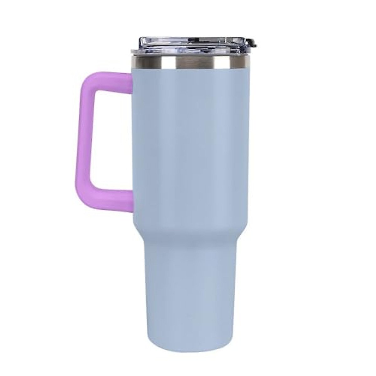 Puffins Bird 40 Oz Car Cup Stainless Steel Travel Mug Leak-Proof Insulated Tumbler with Handle Violet-style