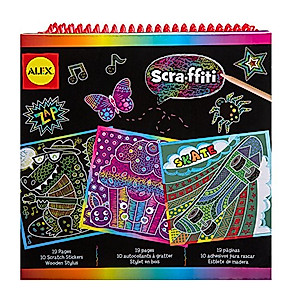 Alex So Cute Scra-ffiti Sketch Drawing Pad Kids Art Supplies