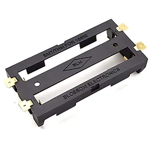 SDTC Tech 3.7V 18650 Battery Holder 2-Slot Parallel or Series PCB SMT Battery Case with Copper Pin Contacts for Soldering DIY Electronic Circuit Project