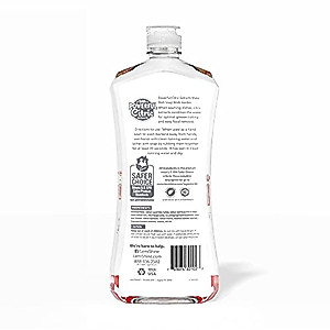 Lemi Shine Natural Concentrated Liquid Dish Soap - Hard Water Stain Remover - Wash Away Bacteria, Fresh Lemon Scent, 22 Fluid Ounces (Pack of 3)