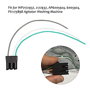 Lid Switch Connector Wire Harness for WP2172937, 2172937, AP6005924, 6005924, PS1173898