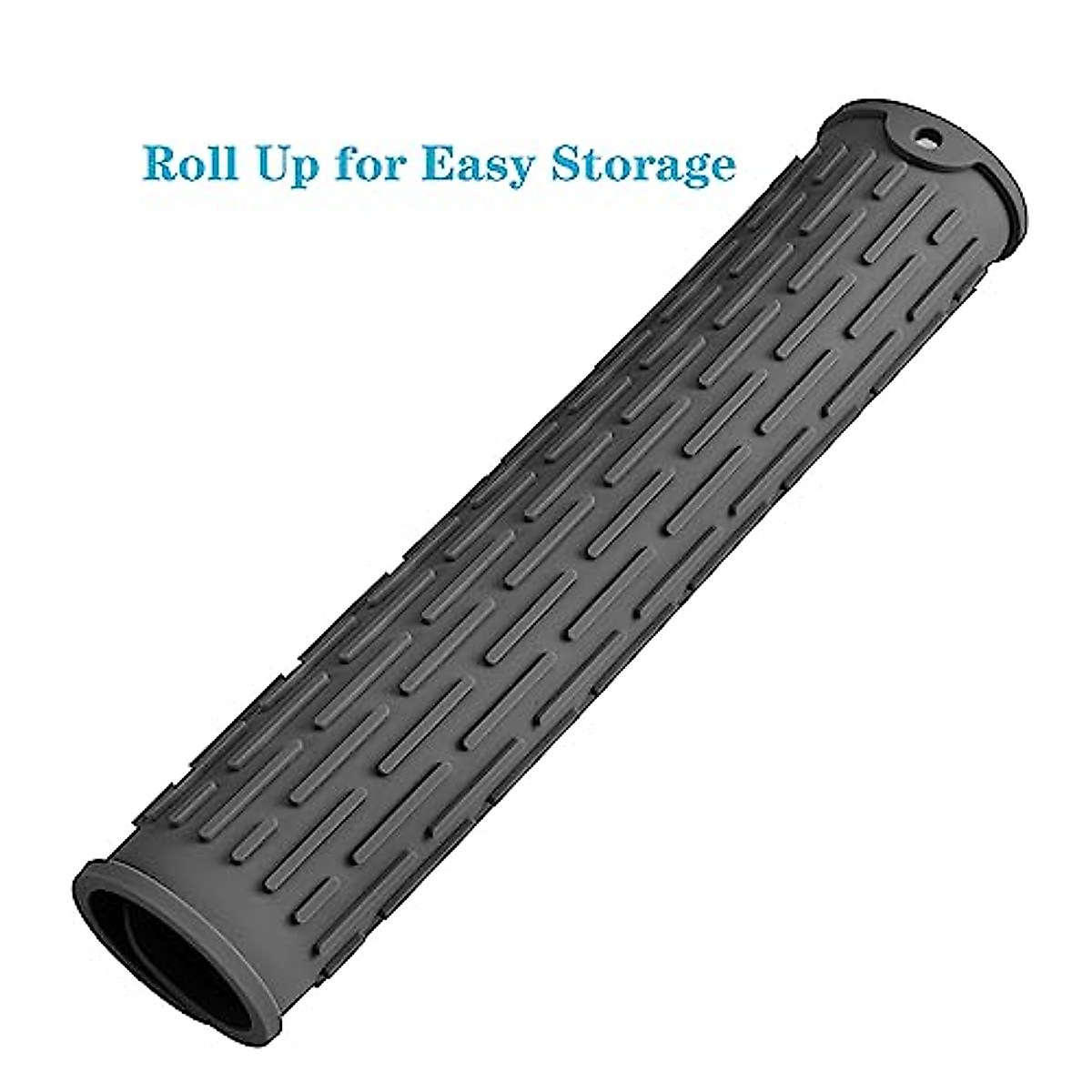 Piduules Eco-friendly Silicone Dish Drying Mat Large Reusable Non-slipping and Heat Resistant Dish Quick Drying Pad, Dishwasher Safe Dishwasher Safe, Black S 11.8"x7.8"