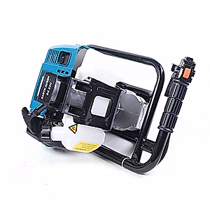 52cc Earth Auger Post Hole Digger - Borer 2X Drill Fence with Extension+2 bits Pole 1.7W/8500rpm w/Straight Through Gearbox