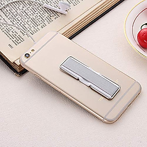4 Pcs Finger Strap Phone, Phone Strap Phone Finger Holer Back of Phone Grip with Stand Universal Elastic Finger Holder for Phone