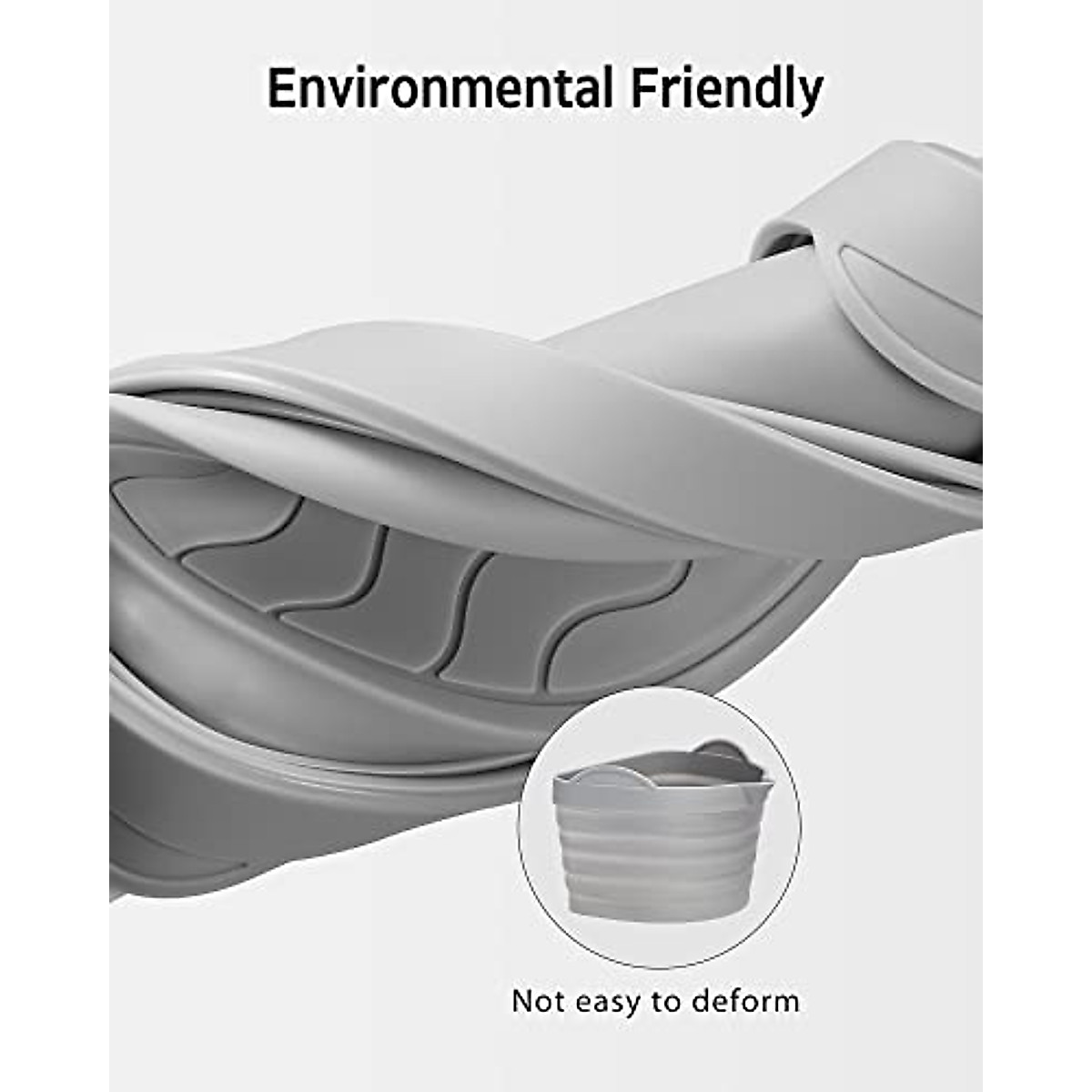 Syntus Slow Cooker Liners Divider, Large Size Crock Pot Liners Divider Insert Reusable Silicone Cooking Liner Dishwasher Safe, Fit 6QT to 8QT for Slow Cooker Crockpot, Grey