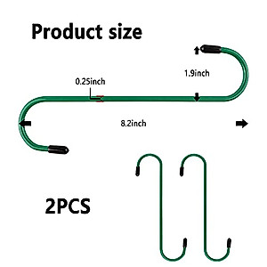 OFBAND Durable&Rust-Proof Brake Caliper Hooks,A Specialty Automotive Tools for Changing Brake Pads,Braking,Axle Shaft,Other Suspension Works (Green/2pcs)