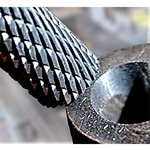 YUFUTOL 6”(152.4mm) Extened Extra Long Length Double Cut Carbide Burr File(1/2” Cutter Dia X 1”Cutter Length) with 1/4 shank Cylinder Shape SA-5L6,pack of 1