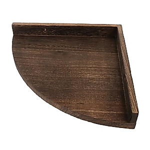 HAPINARY Corner Shelf Book Shelves Storage Racks Bookshelf Storage Shelves Wall Shelf Rustic Style Floating Shelf Bathroom Floating Shelves Floating Cabinet for Wall Wood Coffee